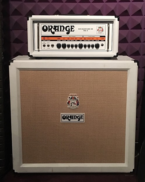 Orange Rockerverb 100 mkII Limited Edition 2014 White | Reverb