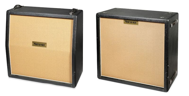 Marshall Block Logo Alnico 4x12 Cab Stack ex Gary Moore | Reverb