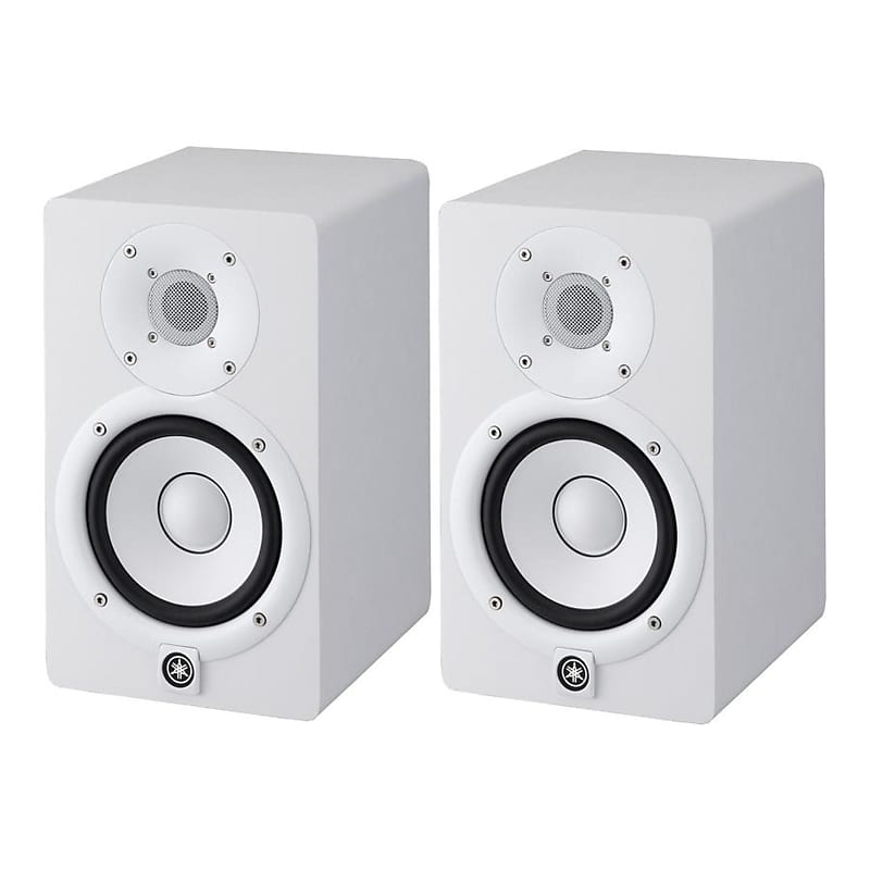 Yamaha HS7 Studio Monitor Speakers Pair; White | Reverb UK