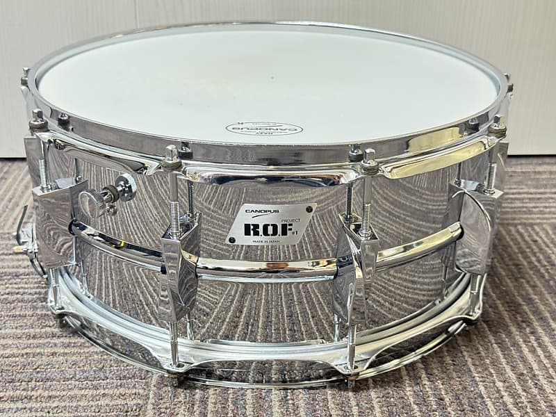 USED CANOPUS R.O.F. Snare Drum 6.5x14 #1 ROF-1465V1 | Reverb