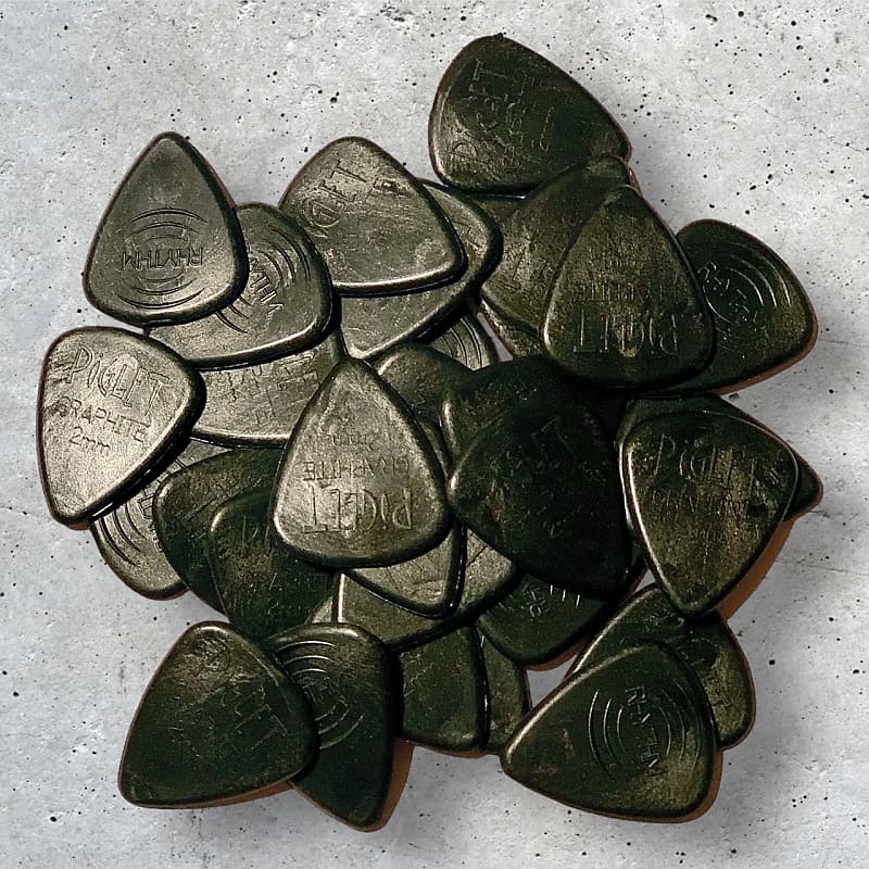 Piglet Jerry Clone Graphite 2mm Guitar Pick 6 Pak | Reverb