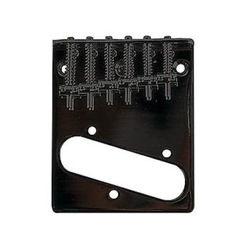 Guitar Parts TELECASTER BRIDGE Top & Bottom Load - BLACK | Reverb