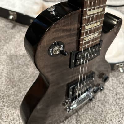 Gibson Les Paul Studio Pro Plus 2011- Transparent Black | Reverb