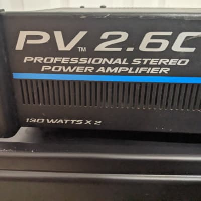Peavey PV 2.6C - Professional Stereo Power Amplifier | Reverb