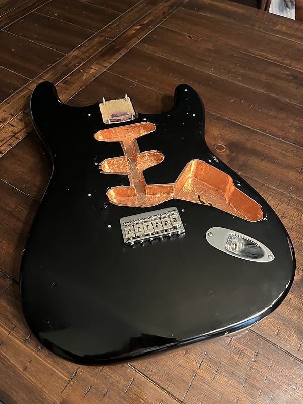 Strat Style Guitar Body-Hardtail-Nitro Finish | Reverb