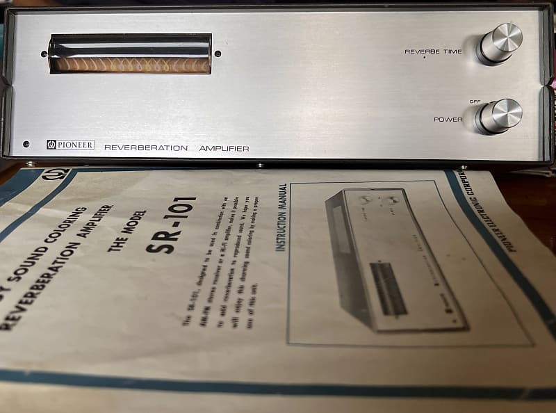 Vintage Pioneer SR-101 1969 Reverberation Amplifier Tube | Reverb