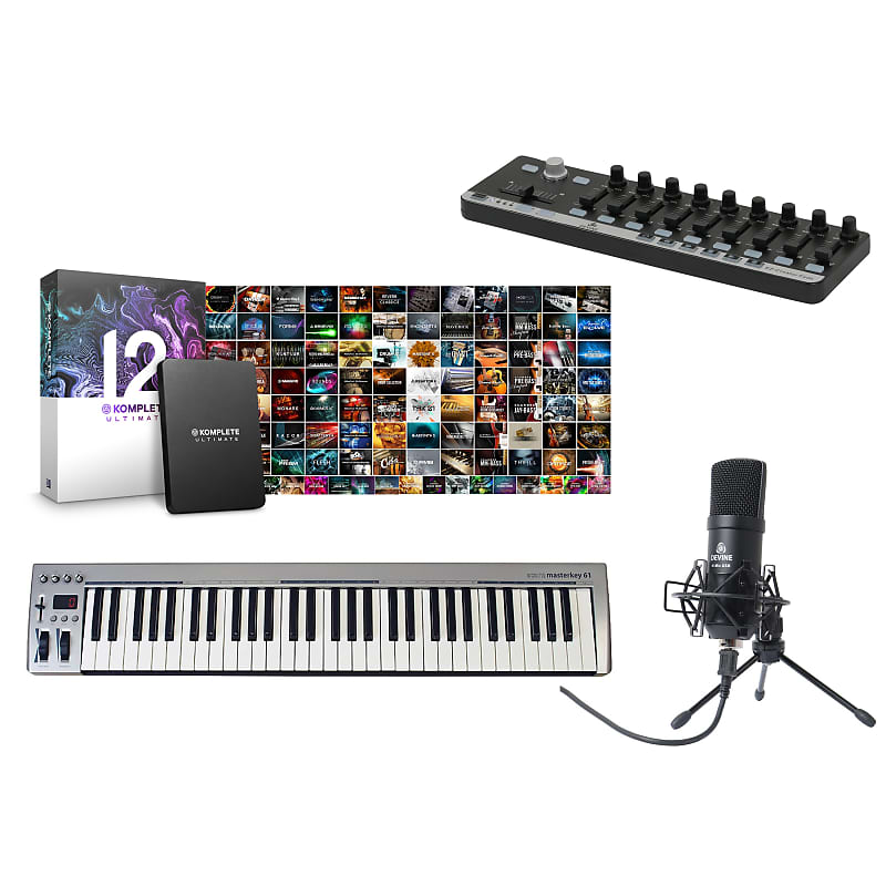 Native Instruments Komplete 12 Ultimate + Keyboard, Fader | Reverb