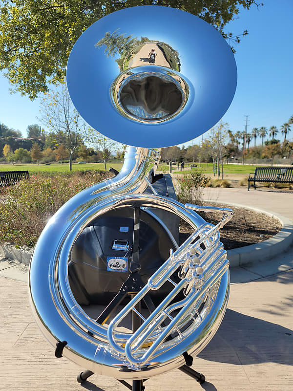 Eastman EPH495 Silver Bb Sousaphone - Professional | Reverb UK