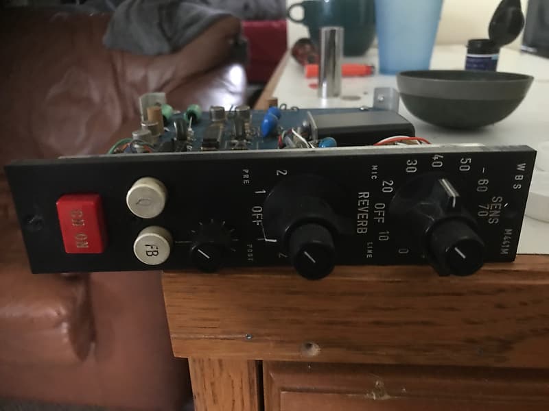 Ward Beck M402B EQ and M441m Mic Pre Pair 1970 Black | Reverb