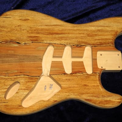 Spalted Maple Top / Basswood Strat body Standard | Reverb Canada