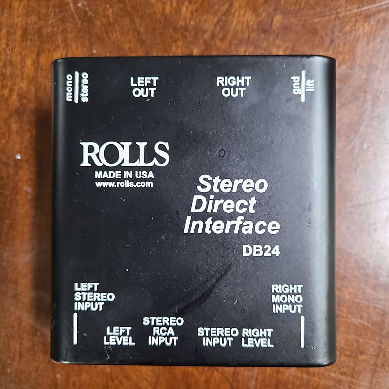 Rolls db24 Stereo Direct Interface DI box | Reverb Canada