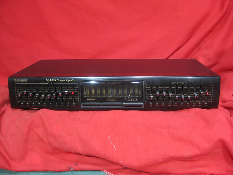 Teac EQA-190 10 band stereo graphic equalizer w/spectrum | Reverb