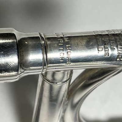 Vintage King Conservatory 1920s Silver Plated Trombone over | Reverb
