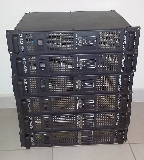 Matrix Ltd UK Power amp - XT7000MF 2 x 3500w @ ohms | Reverb UK