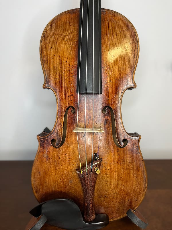 Antique Violin labeled Schweitzer 1814 | Reverb