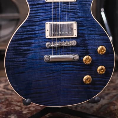 Gibson Les Paul Custom Shop Blue Flame Maple - Used | Reverb