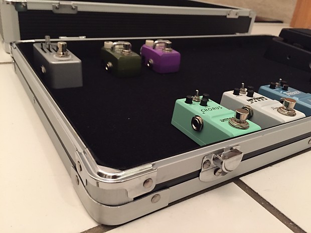 Aluminum Pedal Board Case w/Removable Lid fits Boss GT-100 | Reverb