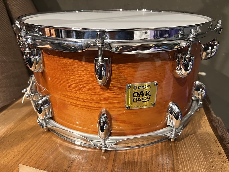 Yamaha Oak custom snare - Honey Amber | Reverb