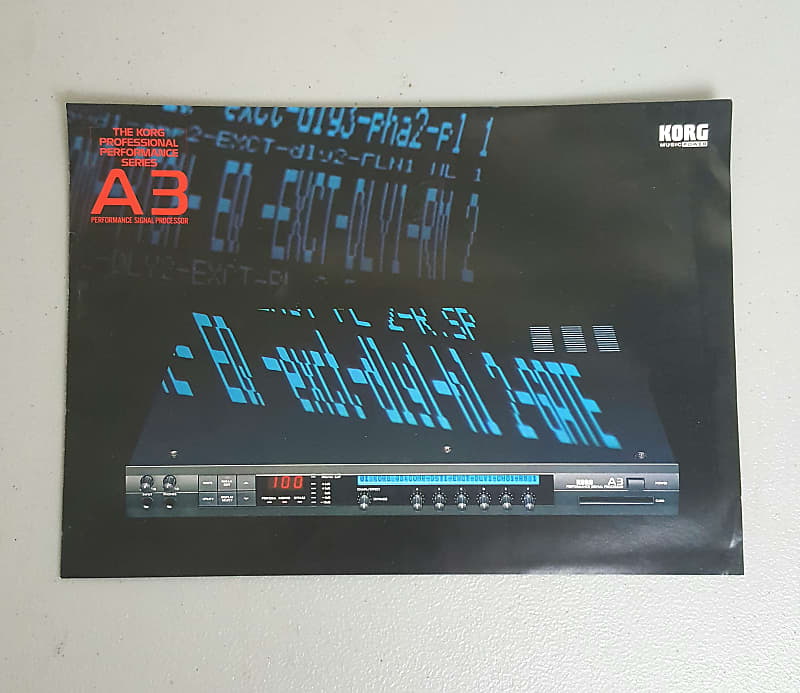 Korg A3 Guitar Effects Processor - Original Brochure | Reverb