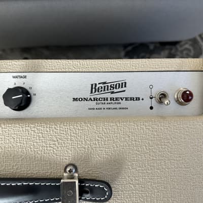 Benson Monarch + Reverb Plus Reverb+ 2023 with Tube Power | Reverb