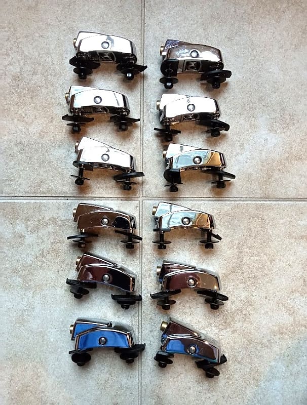 Set of (12) Pearl BRL-100 tom snare drum swivel lugs | Reverb