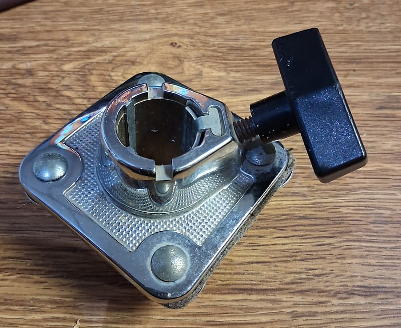 Ludwig Bass Drum Tom Mount Plate bracket - Chrome | Reverb