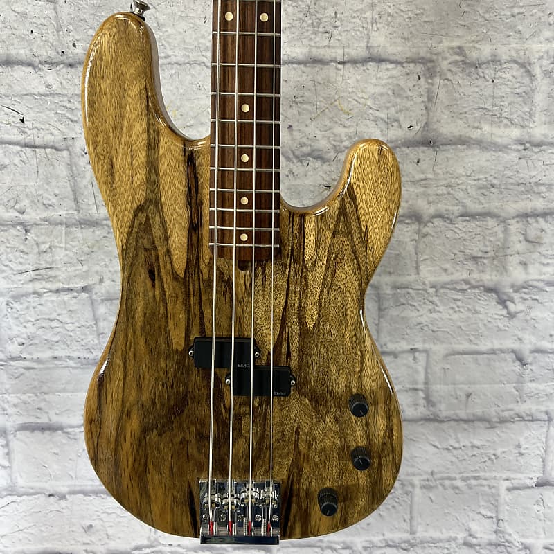 Warmoth Custom Black Korina P-bass w/ Rosewood Fretboard | Reverb