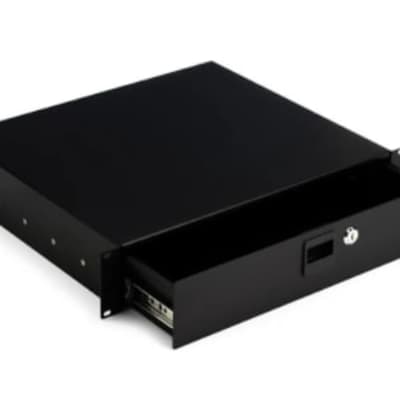 NavePoint 2U Rack Drawer 2018 - Black | Reverb