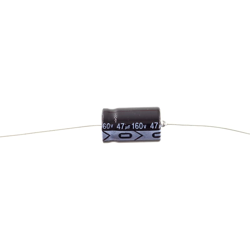 Axial Polarized Electrolytic Capacitor, 47uf @ 160VDC | Reverb