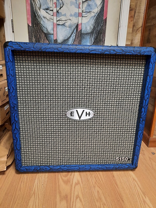 EVH 5150III 100-Watt 4x12" Extension Cabinet / Electric Blue | Reverb
