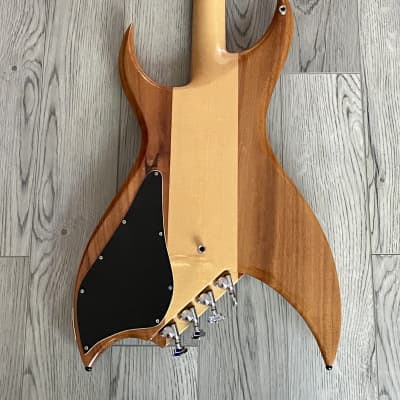 B.C. Rich Bich Bass 8 String 1980 - Natural KOA Wood BC Rich | Reverb