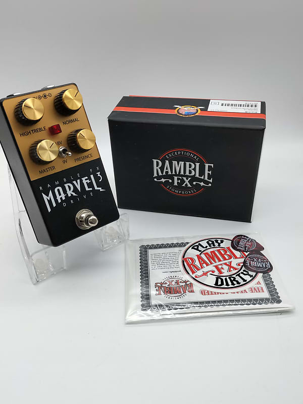 RAMBLE FX MARVEL DRIVE Overdrive Effects Pedal - Guitar FX | Reverb