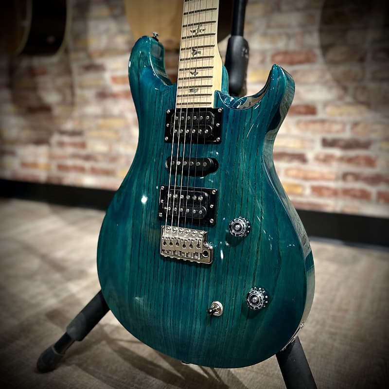 PRS SE Swamp Ash Special Double Cut - Iri Blue | Reverb Canada