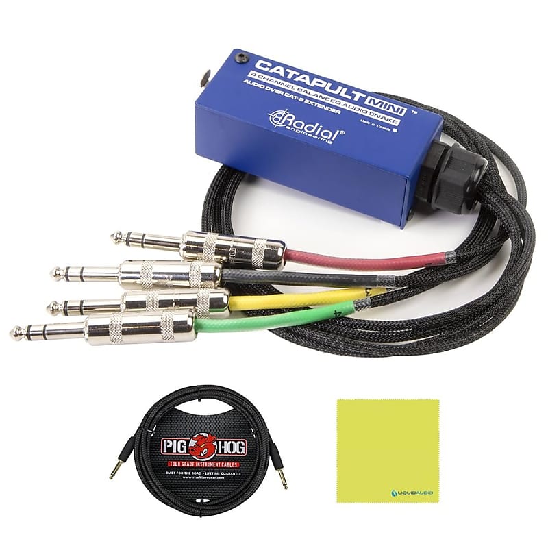 Radial Catapult Mini TRS Cat 5/6 Audio Snake Module with 1/4 | Reverb