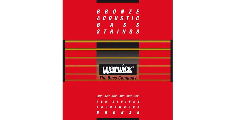Warwick Red Label 6-String Bronze Acoustic Bass Strings - | Reverb