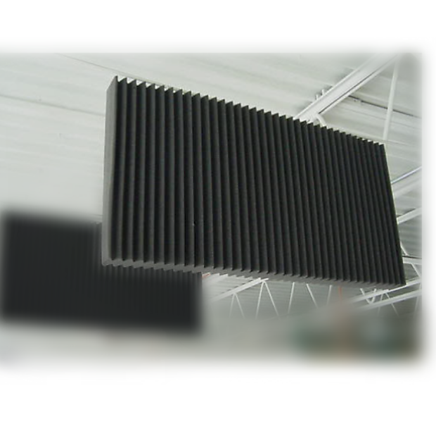 6ft long Acoustic Foam Baffle 3" thick Wedge Diffuser Panel | Reverb