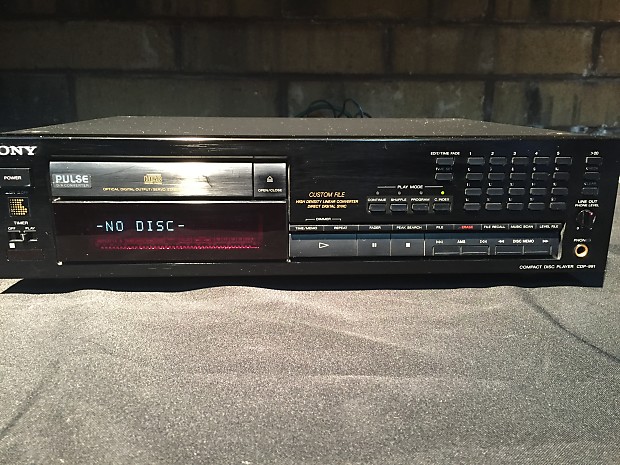 Sony CDP-991 CD player 1995? Black | Reverb