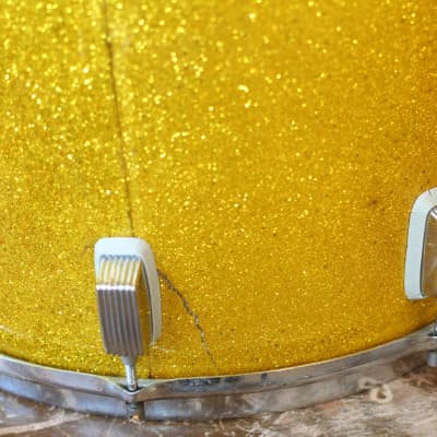 1960's Trixon 'Telstar' outfit in Yellow Sparkle | Reverb