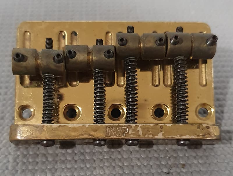 ESP Bass Bridge Mid 80's - Gold | Reverb Australia