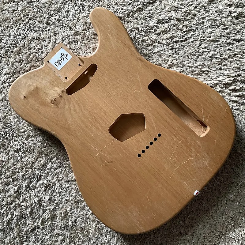 Solid Alder Wood Telecaster Tele Style Guitar Body DIY | Reverb