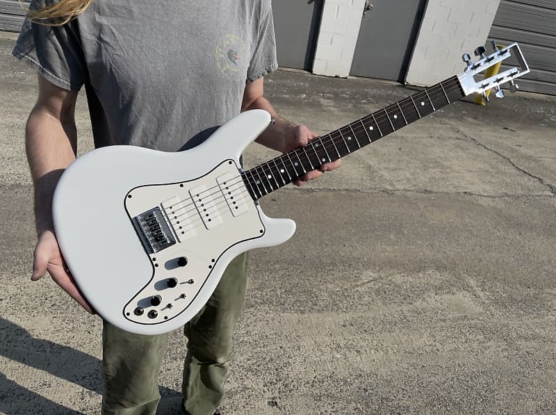 Travis Bean Designs TB500 OBEL Jerry Garcia 2022 White and | Reverb