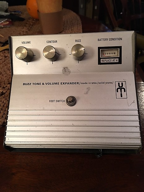 U.M.I Buzz Tone & Volume Expander 70's Silver Metallic | Reverb UK