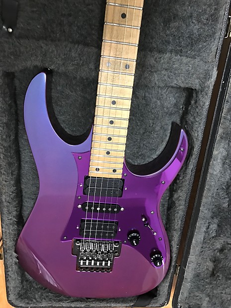 Ibanez RG550DX Deluxe Model Purple Neon 1992 Maple Fretboard | Reverb