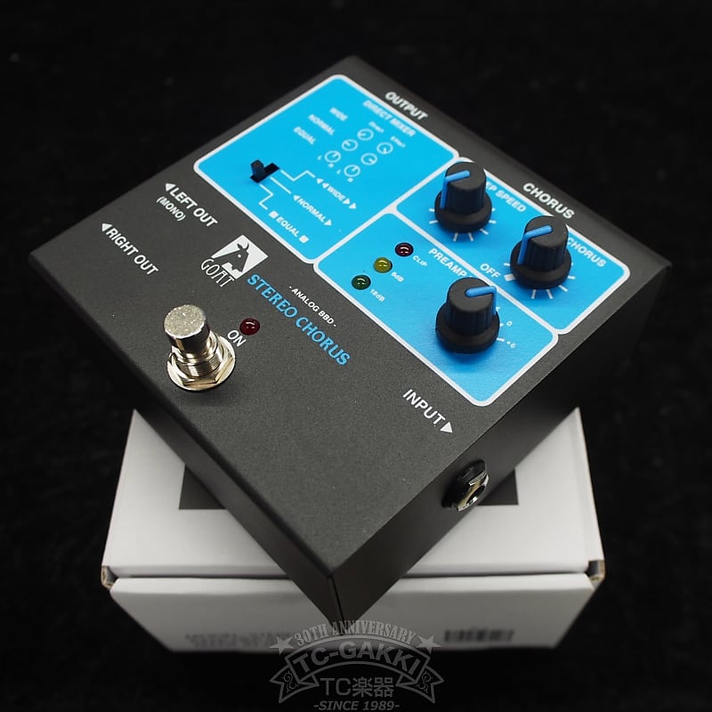 GOAT "BLUESERIES" STEREO CHORUS + AC adaptor (USED) | Reverb