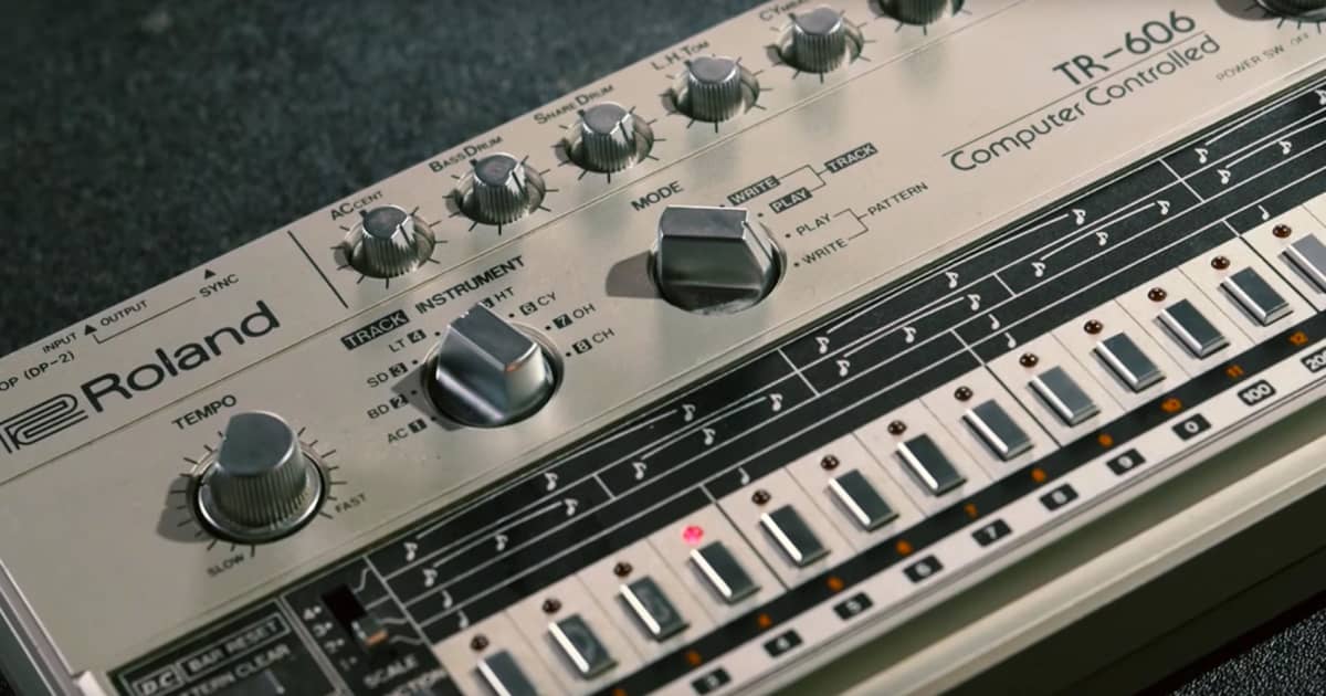 Video: Funky Vintage - Roland TR-606 Drumatix Analog | Reverb News