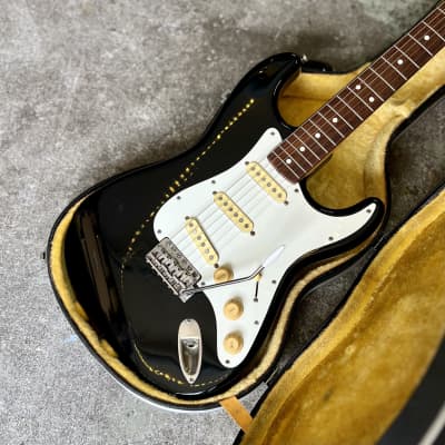 Yamaha ST-360R c 1970’s - Black strat style electric guitar | Reverb