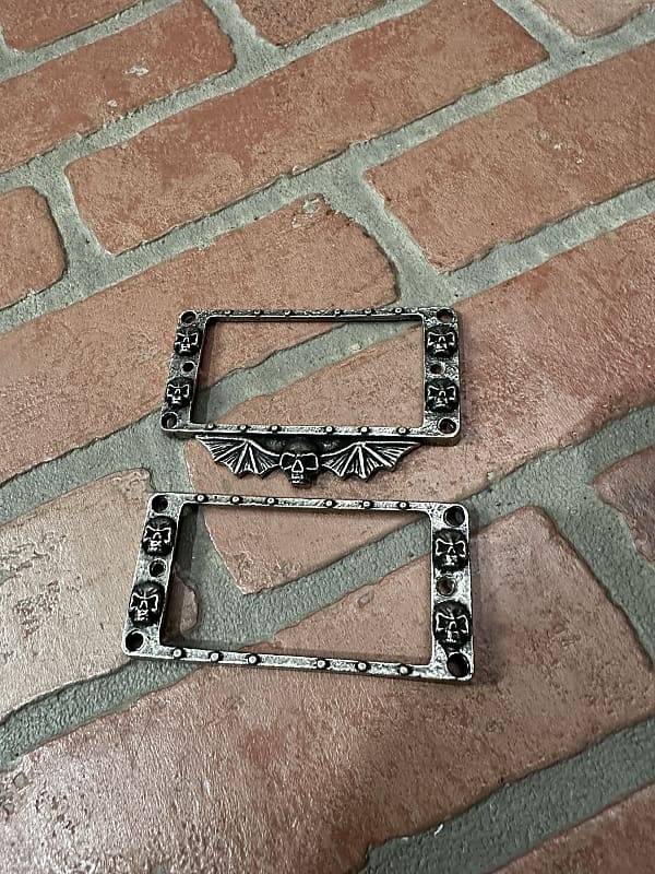 Guenther Custom Pewter Skull Pickup Rings | Reverb