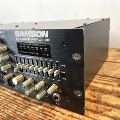 Samson S8 Powered Rack Mounted Mixer - Black | Reverb