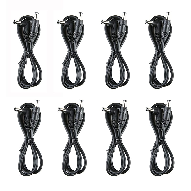 8 Pack Guitar Effect Pedal Dc Cable 5.5Mm X 2.1Mm Power Lead | Reverb 8 Pack Guitar Effect Pedal Dc Cable 5.5Mm X 2.1Mm Power Lead | Reverb