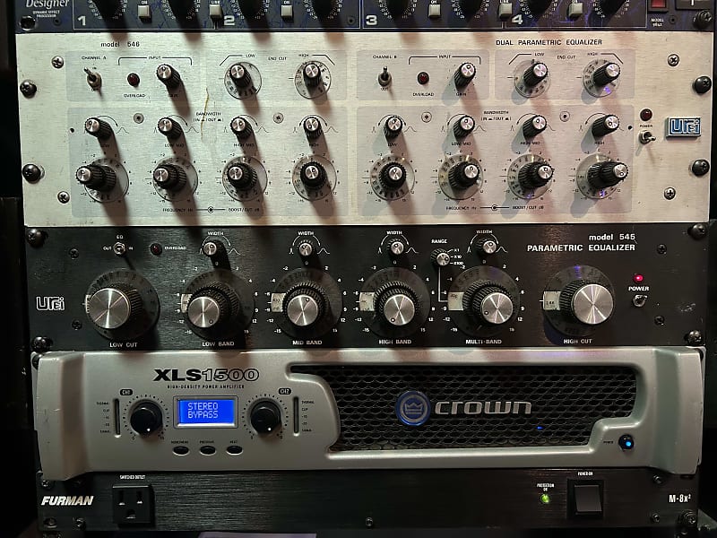 Urei Model 545 Mono-Six Band Parametric Equalizer, Great 70s | Reverb